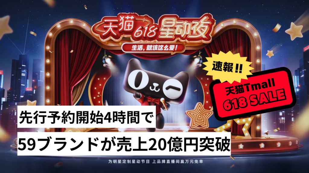 Tモール「618」セール速報｜先行予約開始4時間で、59ブランドが売上20億円突破 | AIL - APPAREL WEB INNOVATION LAB.