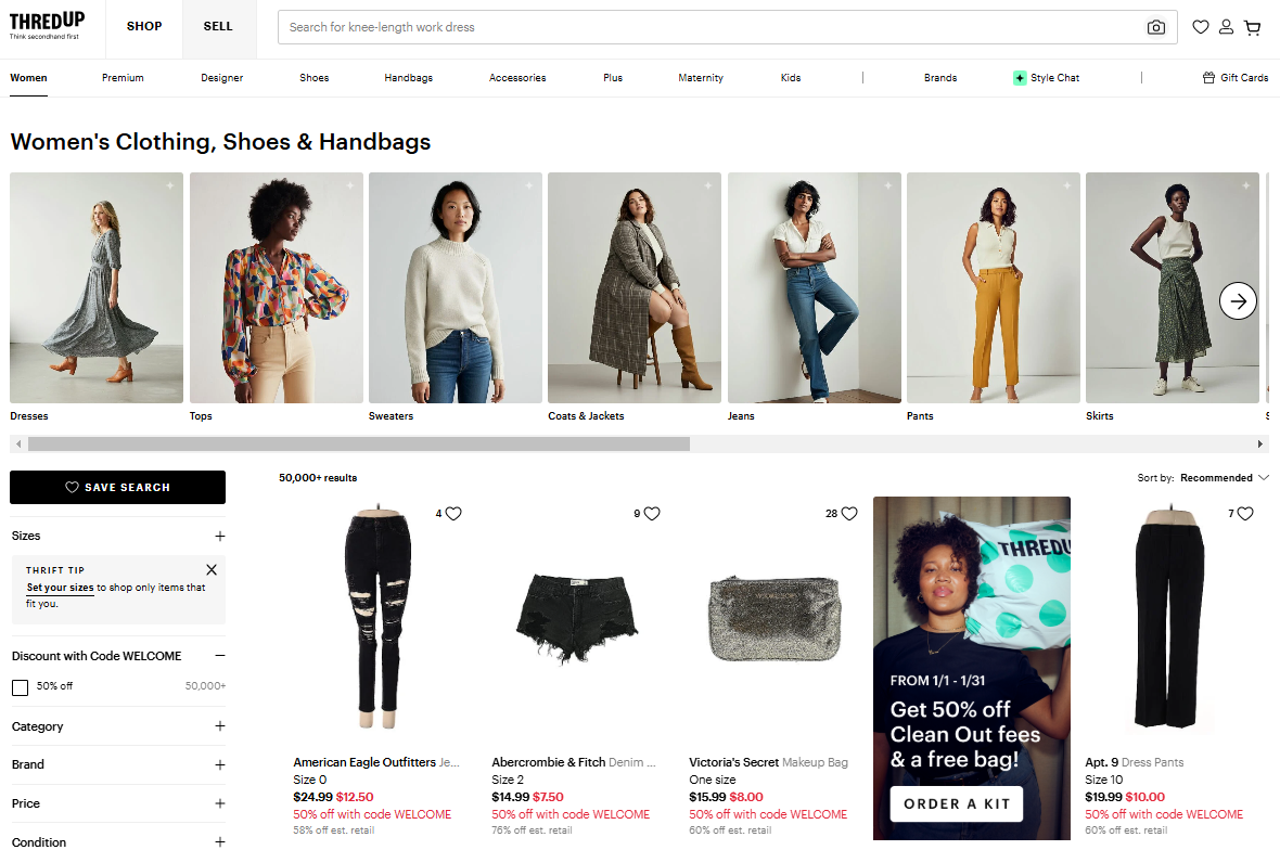 注目企業の2025年の明暗：リセールプラットフォームThredUP（スレッドアップ） 欧州市場から撤退 米国市場へ専念 | AIL ...